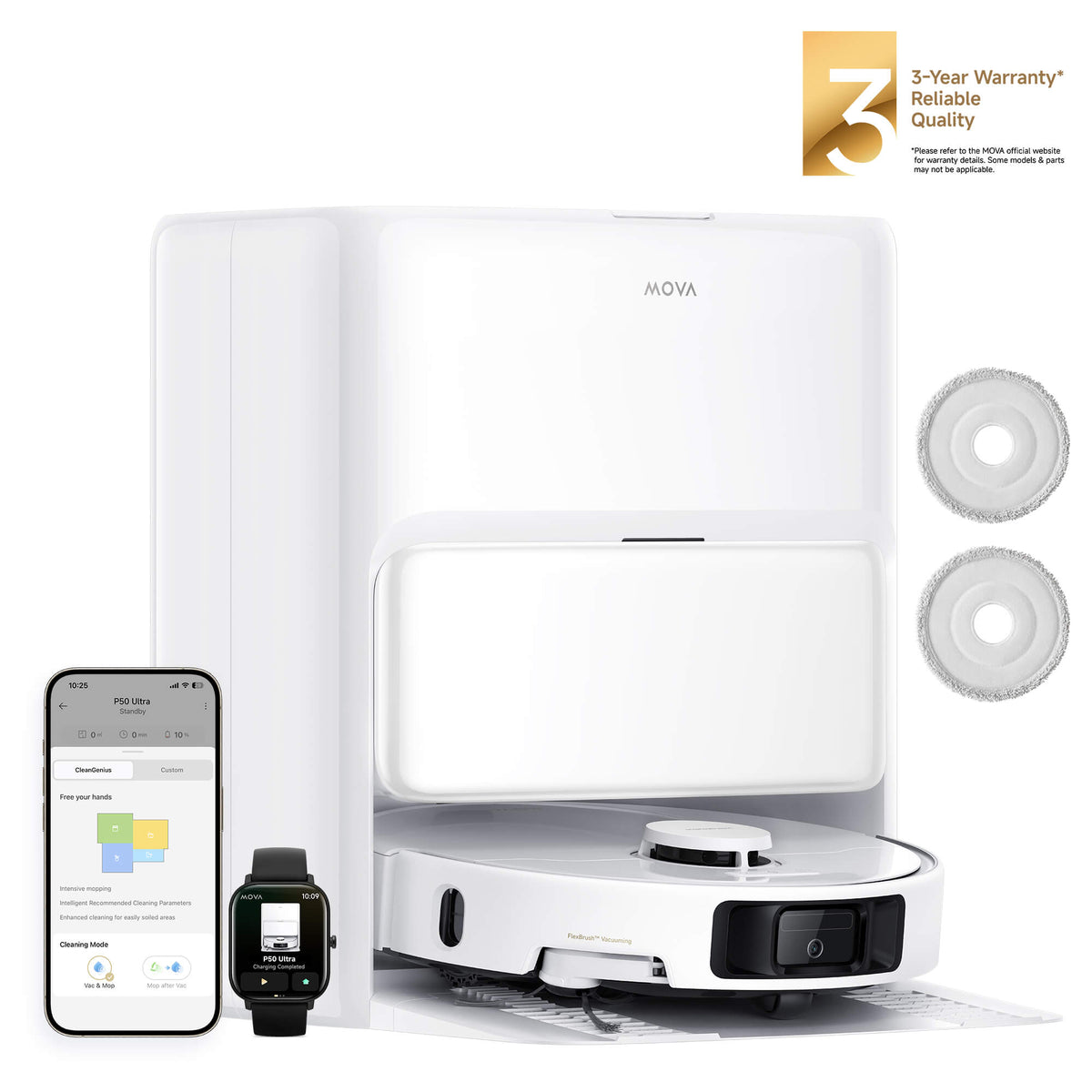 MOVA P50 Ultra: The Truly Hands-Free Robot Vacuum | MOVA Canada – MOVA CA